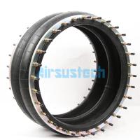 China W01-358-7772 Firestone Double Convoluted Air Suspension With Flange Ring Air Bag for sale