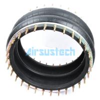 China W01-358-7772 Firestone Double Convoluted Air Suspension With Flange Ring Air Bag for sale
