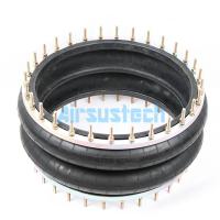 China W01-358-7772 Firestone Double Convoluted Air Suspension With Flange Ring Air Bag for sale