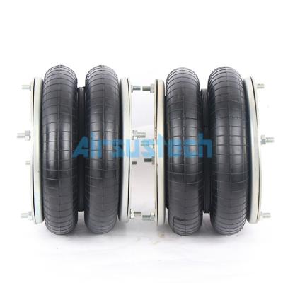 China Industrial Air Spring Parker 9109041 Double Convoluted Flange Air Suspension for sale