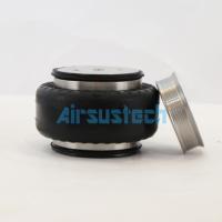 China Goodyear Air Spring 1B5-550 Stainless Cover Plate Air Pneumatic Bellow 1/4 NPTF for sale