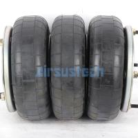 China 265 MM Full Stroke Continental Convoluted Rubber Bellow FT 210-32 DS Air Spring Dunlop 10''×3 for sale