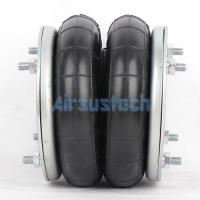 China SP1490 Dunlop Springride Pneumatic Air Bellow 8'' Diameter Flange Air Spring for sale