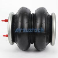 China Firestone Ride Air Spring W21-760-0335 Double Convoluted Bellows 3/8NPT Port Size for sale