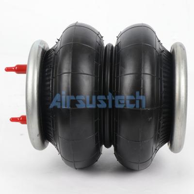 China Firestone Ride Air Spring W21-760-0335 Double Convoluted Bellows 3/8NPT Port Size for sale