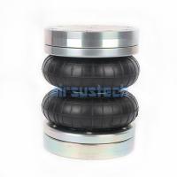 China 119MM Total Stroke Double Convoluted Rubber Air Spring for Machinery Designers for sale