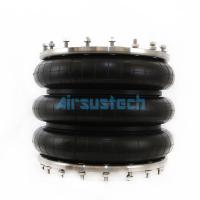 China Natural Rubber 3H480312 Flange Connection Triple Convoluted Rubber Air Spring for sale