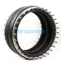 China Firestone Rubber Air Spring W01-358-7772 Pneumatic Air Bellow Aluminum Bead Rings for sale