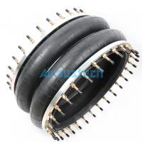 China Firestone Rubber Air Spring W01-358-7772 Pneumatic Air Bellow Aluminum Bead Rings for sale
