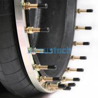 China Firestone Rubber Air Spring W01-358-7772 Pneumatic Air Bellow Aluminum Bead Rings for sale