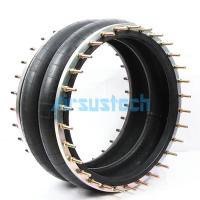 China Ribbed Neck Aluminum Bead Rings W01-358-7775 Firestone Rubber Industrial Air Spring for sale