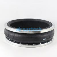 China Minimum Height 51 MM Contitech FS 1330-11 RS Single Convoluted Air Spring With 24-M10 Flange Rings for sale