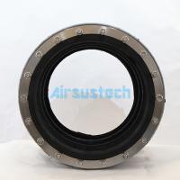 China Rubber Industrial Air Spring 3H400312 Triple Convoluted Air Bag with Flange Ring for sale