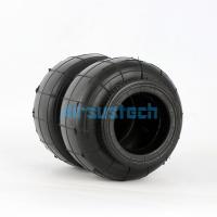 China Static Height 142MM Rubber Air Spring 130142H-2 Double Convoluted Air Suspension for sale