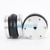 China Rubber Air Spring Parker 9109400 Single Convoluted Air Bellows with Aluminum Plate for sale