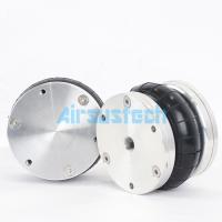 China Rubber Air Spring Parker 9109400 Single Convoluted Air Bellows with Aluminum Plate for sale