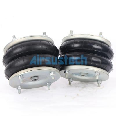 China 8×2 Flange Connection Rubber Air Spring Parker 9109011 Double Convoluted Air Bag for sale