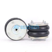China 8×2 Flange Connection Rubber Air Spring Parker 9109011 Double Convoluted Air Bag for sale