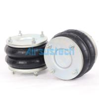 China 8×2 Flange Connection Rubber Air Spring Parker 9109011 Double Convoluted Air Bag for sale