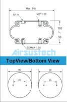 China Industrial Equipment Shock Absorbing Airbag Weforma WBE 100-E1 Lift Air Spring for sale