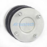 China 6×2 Flange Rubber Air Spring Parker 9109001 Double Convoluted Pneumatic Bellow for sale