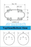 China Contitech FS 40-6 CI G1/8 M8 Industrial Air Spring Continental Pneumatic Air Bellows for sale