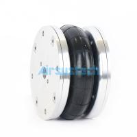 China W01R584078 Firestone Aluminum Cover Plate Pneumatic Air Spring 6'' Diameter Airbag for sale