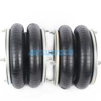 China 12x2 Dunlop Double Convoluted Air Spring Total Stroke 166 MM Air Suspension System for sale