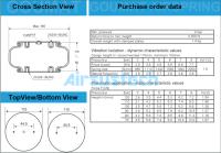 China Goodyear 1B6-051 Industrial Air Spring Suspension Total Stroke 65 MM Air Actuator for sale