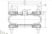 China Norgren M/31061 G1/2 Flange Connection Suspension Air Spring for Vibration Isolation for sale