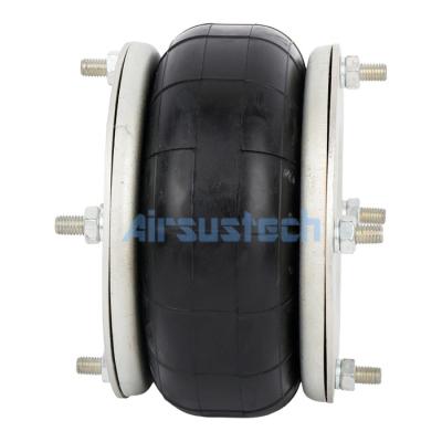 China 66507 FS 138-8 DS Continental Flange Ring Rubber Air Bellows with G1/2 Port Size for sale