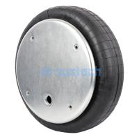 China Gas-Filled Convoluted Air Actuator Goodyear 1B14-350 Air Spring Assembly with 4 Holes for sale