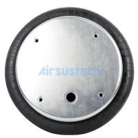 China Gas-Filled Convoluted Air Actuator Goodyear 1B14-350 Air Spring Assembly with 4 Holes for sale
