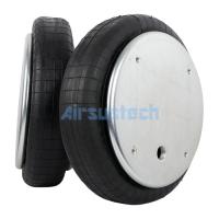 China Gas-Filled Convoluted Air Actuator Goodyear 1B14-350 Air Spring Assembly with 4 Holes for sale