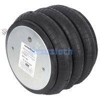 China Triangle 6334 4430 1/4NPTF Triple Convoluted Air Spring Assembly Goodyear 3B12-304 for sale