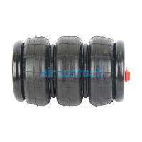 China 3B2300 AIRSUSTECH Triple Convoluted Air Spring 1/2-14NPT Port Size for Truck Air Bag for sale