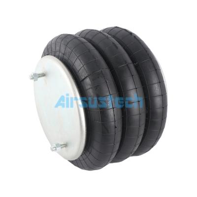 China Truck Air Spring Assembly Triangle 6334 4520 Convoluted Rubber Air Bag 343MM Stroke for sale