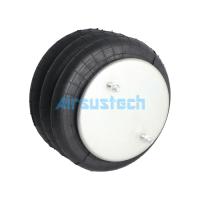 China Truck Air Spring Assembly Triangle 6334 4520 Convoluted Rubber Air Bag 343MM Stroke for sale