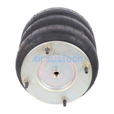 China Dunlop 10''×3 Series Rubber Air Bellows Cross SP1539 Triple Convoluted Air Spring for sale