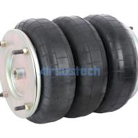 China Dunlop 10''×3 Series Rubber Air Bellows Cross SP1539 Triple Convoluted Air Spring for sale