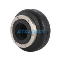 China Model 110 88820 Industrial Convoluted Rubber Air Spring with Aluminum Flange for sale