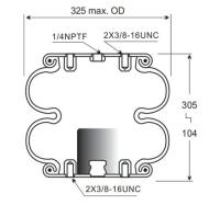 China Granning 2726 Suspension Air Spring Continental ContiTech Air Actuator FD 330-22 313 for sale