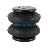 China 2B7×7P01 Industrial Air Spring with 1/4NPT Double Convoluted Rubber Air Bellows for sale