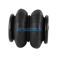 China 2B7×7P01 Industrial Air Spring with 1/4NPT Double Convoluted Rubber Air Bellows for sale