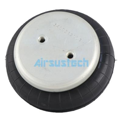 China Firestone W013587731 Single Convoluted Rubber Air Spring 1/4NPTF Pneumatic Connection for sale