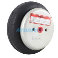 China Firestone W013587731 Single Convoluted Rubber Air Spring 1/4NPTF Pneumatic Connection for sale