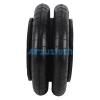 China AIRSUSTECH 12×2 Double Convoluted Rubber Air Spring Cross Dunlop 12''×2 Air Bellows for sale