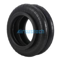 China AIRSUSTECH 12×2 Double Convoluted Rubber Air Spring Cross Dunlop 12''×2 Air Bellows for sale