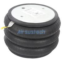 China W013588006 Firestone Triple Convoluted Pneumatic Air Spring with 1/4NPTF Port Size for sale