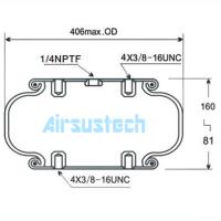China Firestone Style 113 Single Convolution W01-358-7103 Pneumatic Rubber Air Spring for sale